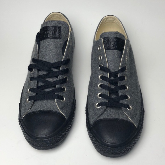 Converse | Shoes | Converse Chuck Taylor Ox Wizard Gray Wool | Poshmark